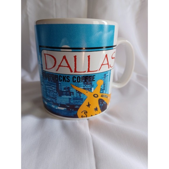Starbucks | Dining | Vintage Starbucks Colorful Dallas City Mug 999 ...